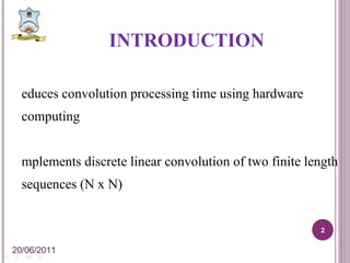 Convolution final slides | PPT