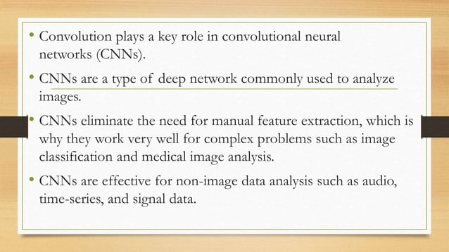 Powerpoint Convolution Neural Networks (CNNs) | PPTX