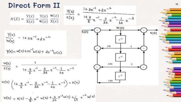Convolution Sum And Block Diagram Representation Pptx Physics Science