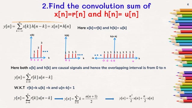 Convolution sum and block diagram representation | PPTX | Physics | Science