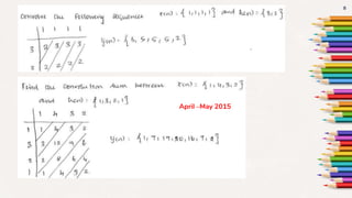 Convolution sum and block diagram representation | PPTX | Physics | Science