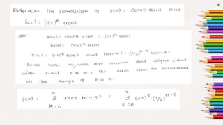 Convolution sum and block diagram representation | PPTX | Physics | Science