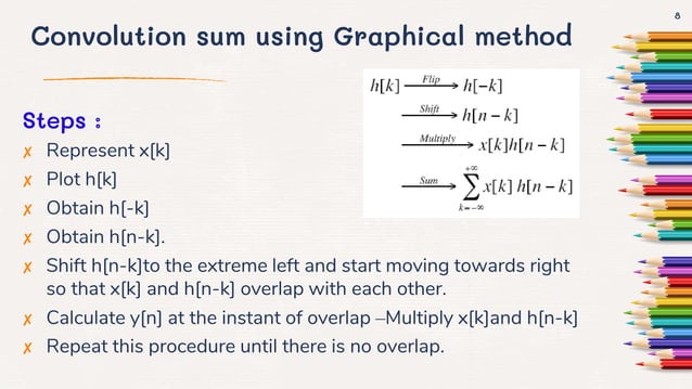 Convolution Sum Using Graphical And Matrix Method Pptx Physics