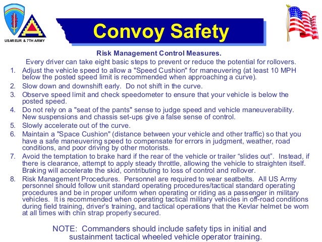 Convoy safety
