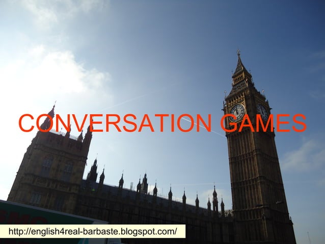 EFL Conversation Games | PPT