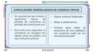 convulsiones, tipos, epilepsia y su tratamiento | PPTX