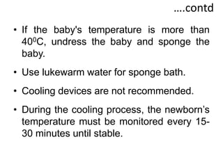 Convulsion and neonatal hyperthermia | PPTX