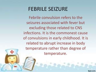 Convulsion disorder | PPTX