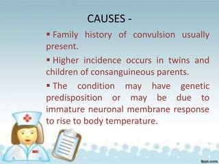 Convulsion disorder | PPTX
