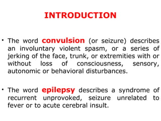 Convulsion disorders dr Mohamed abunada | PPT