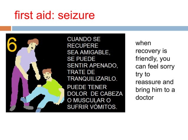 Convulsiones | PPTX | First Aid | Injuries