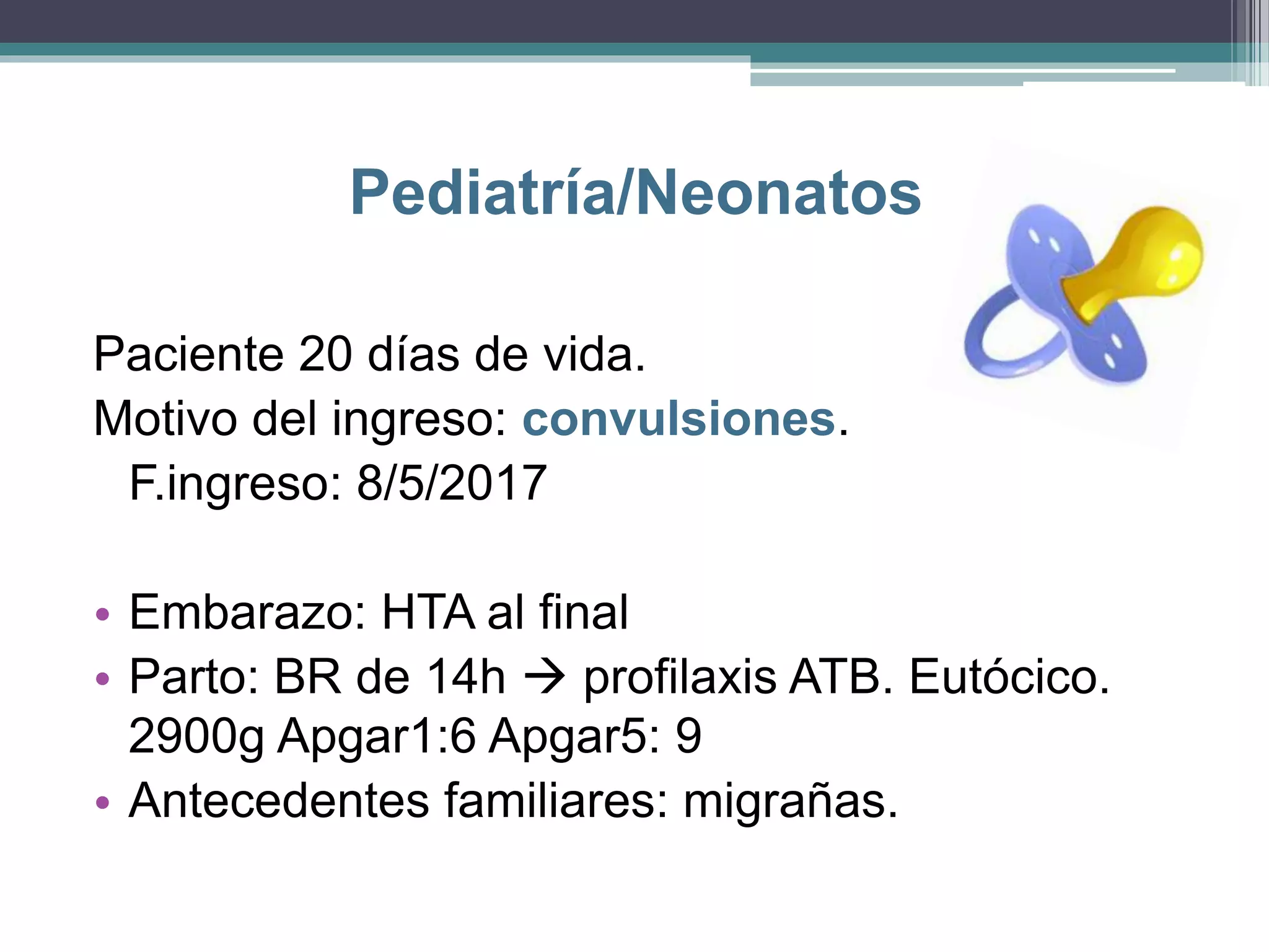 Convulsiones neonatales | PPT