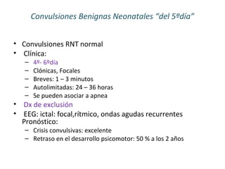 Convulsiones neonatales | PPT