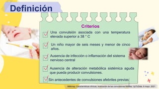 CONVULSION FEBRIL EN PEDIATRIA HOSPITAL VILLA 1RO DE MAYO | PPTX