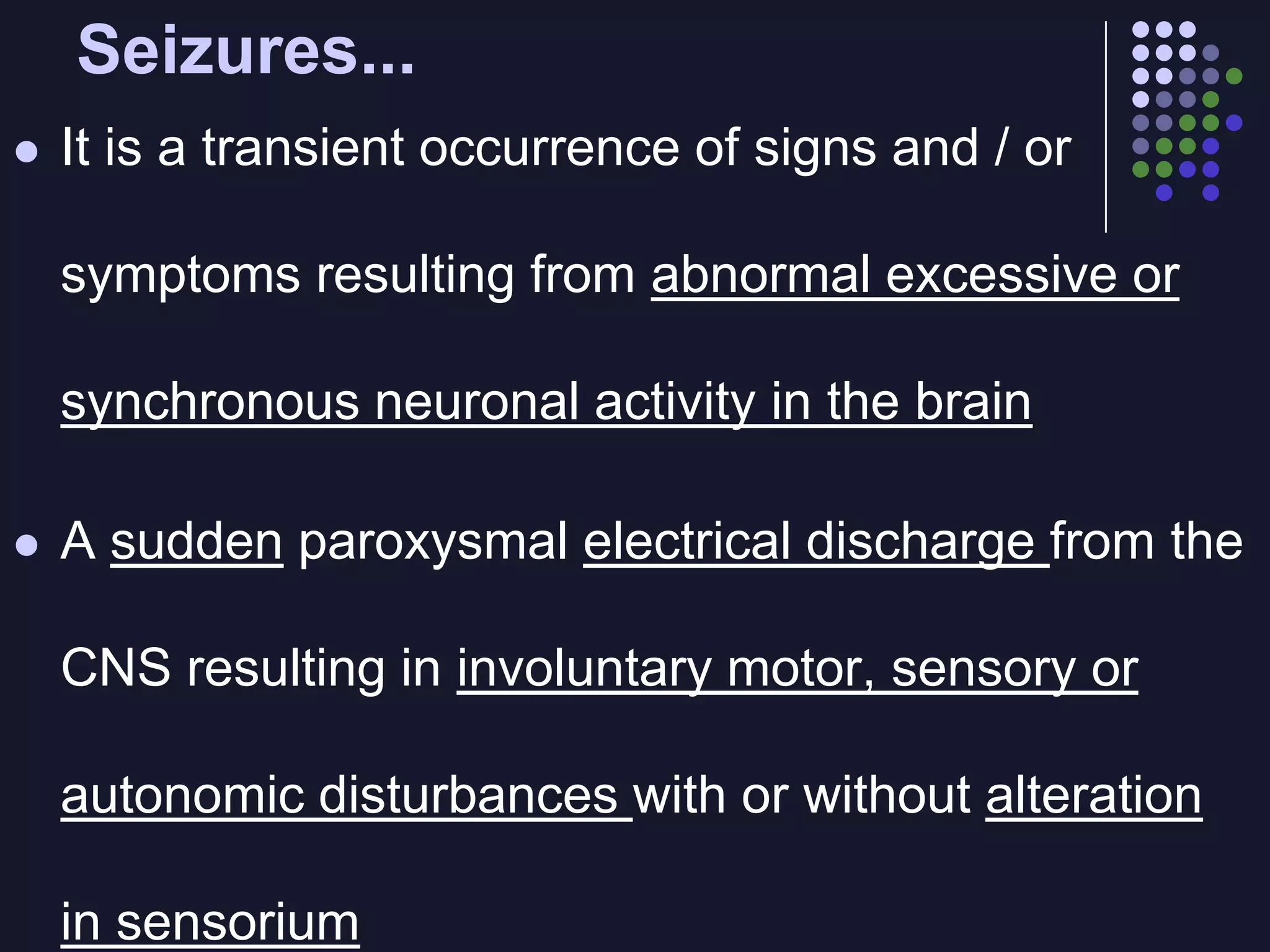 pediatric convulsion | PPTX