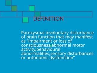 Convulsions in childhood POWERPOINT PRESENTATION | PPT