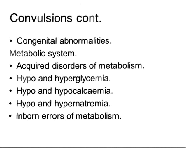 convulsions in neonates management and treatment | PDF