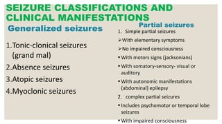Convulsive disorder | PPTX