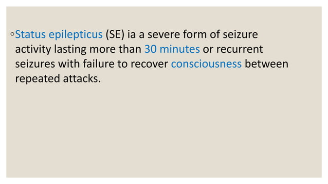 Convulsive disorder | PPTX | Brain and Nervous System Disorders ...