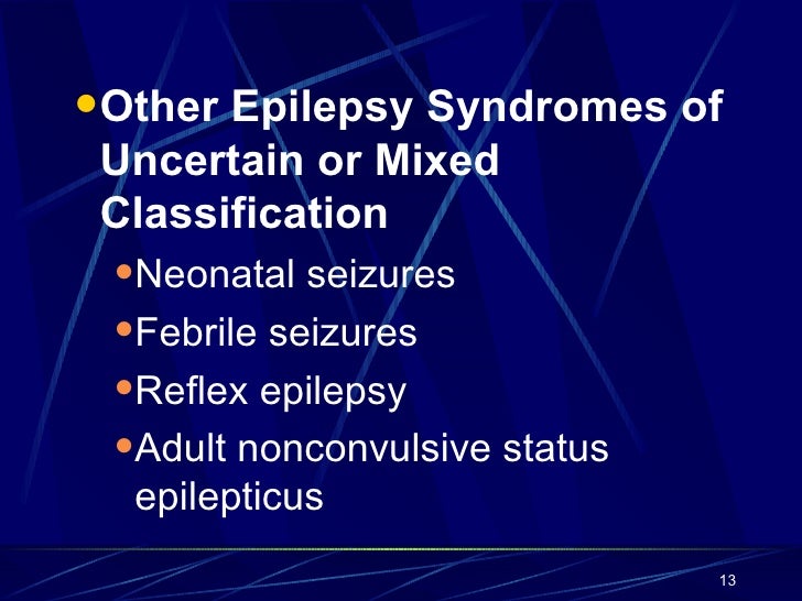 Convulsive Disorders