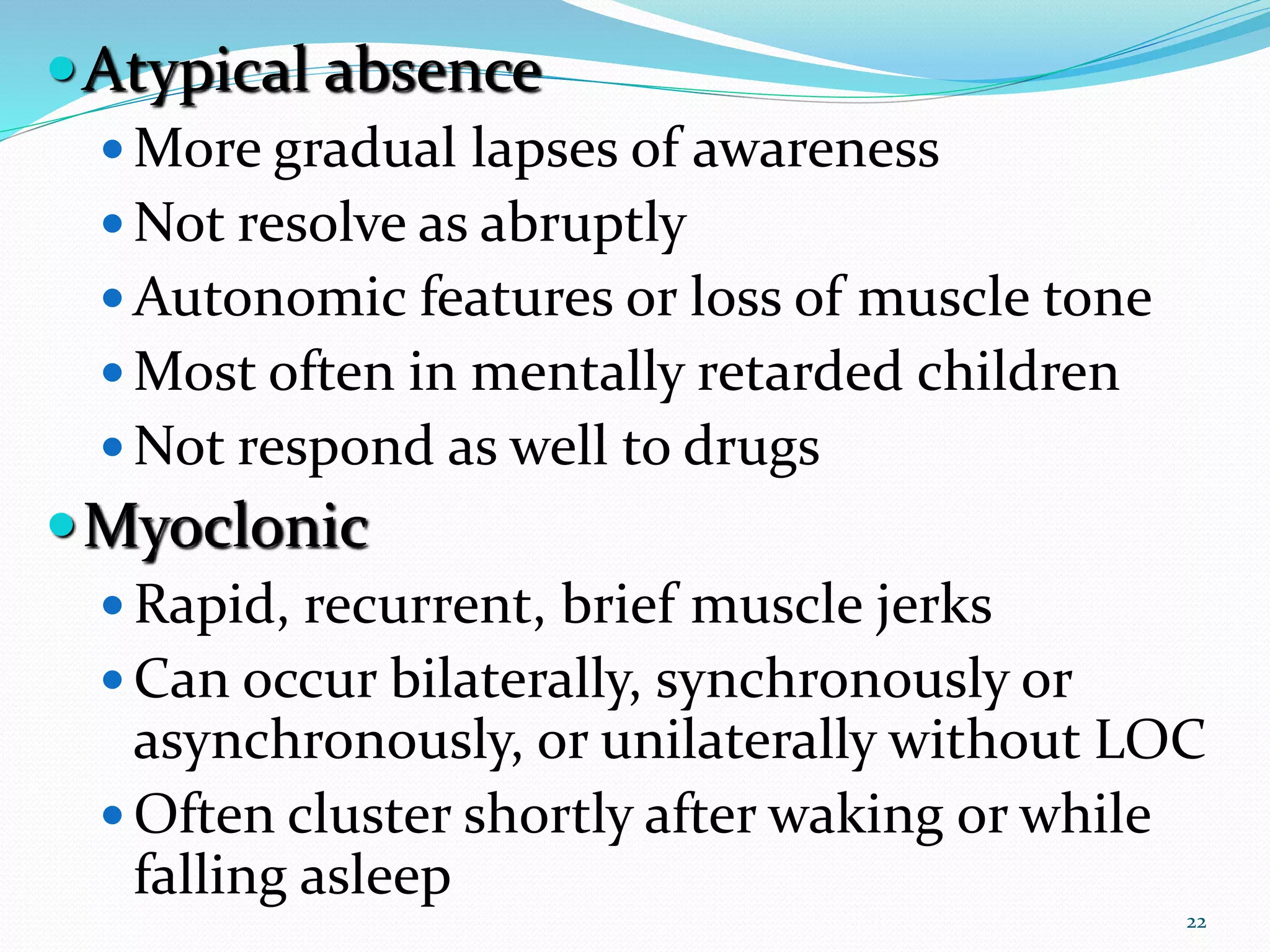 Convulsive disorders in peds ppt | PPTX