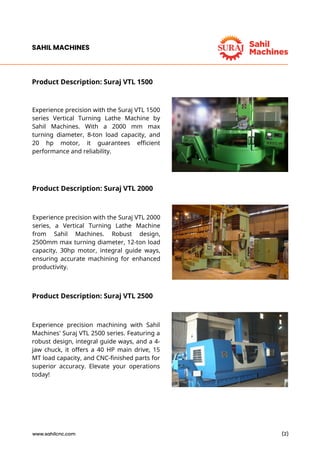 Precision Engineering with Sahil Machines: Conventional Vertical ...