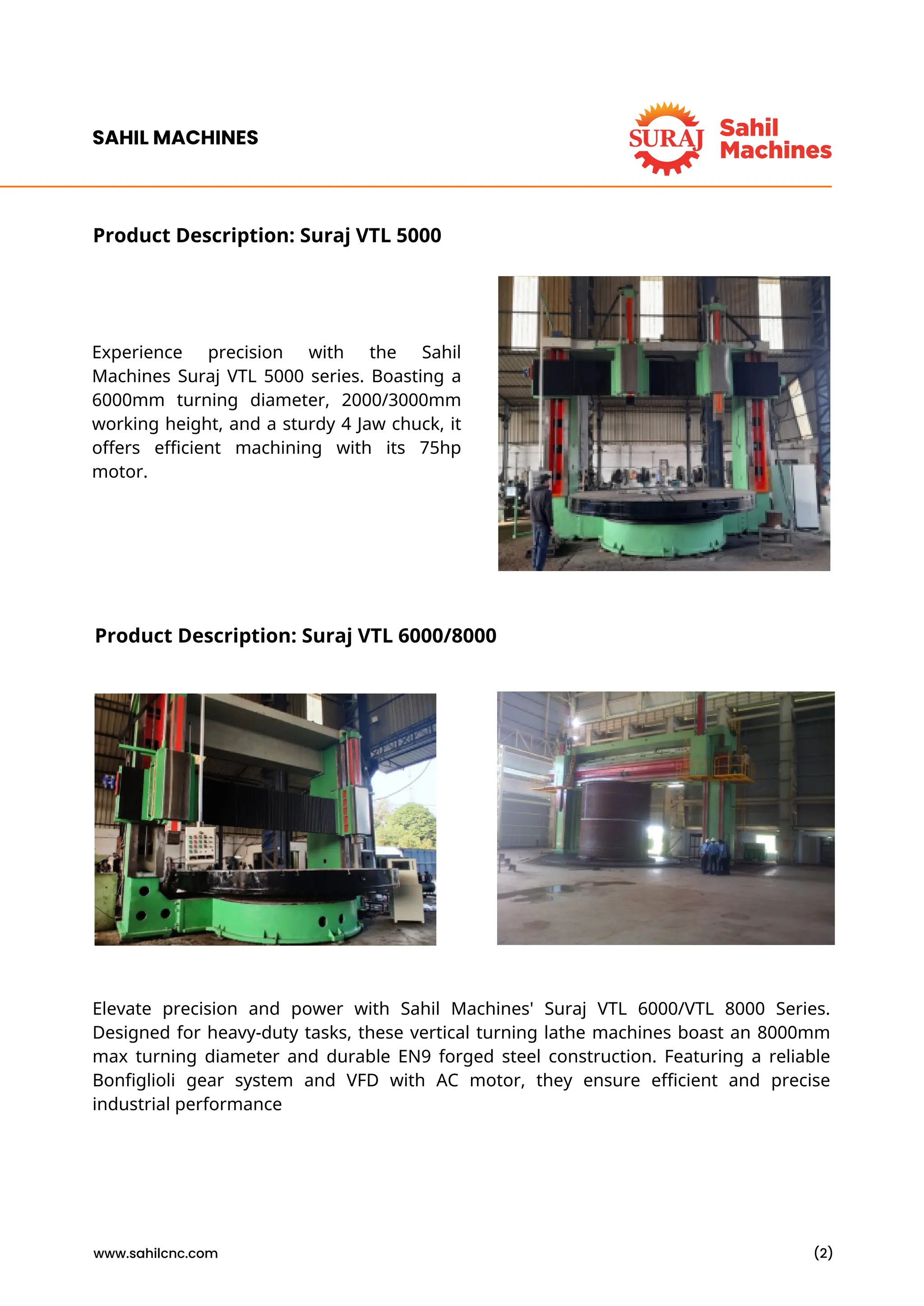 Revolutionizing Heavy-Duty Machining: Sahil Machines' Conventional ...