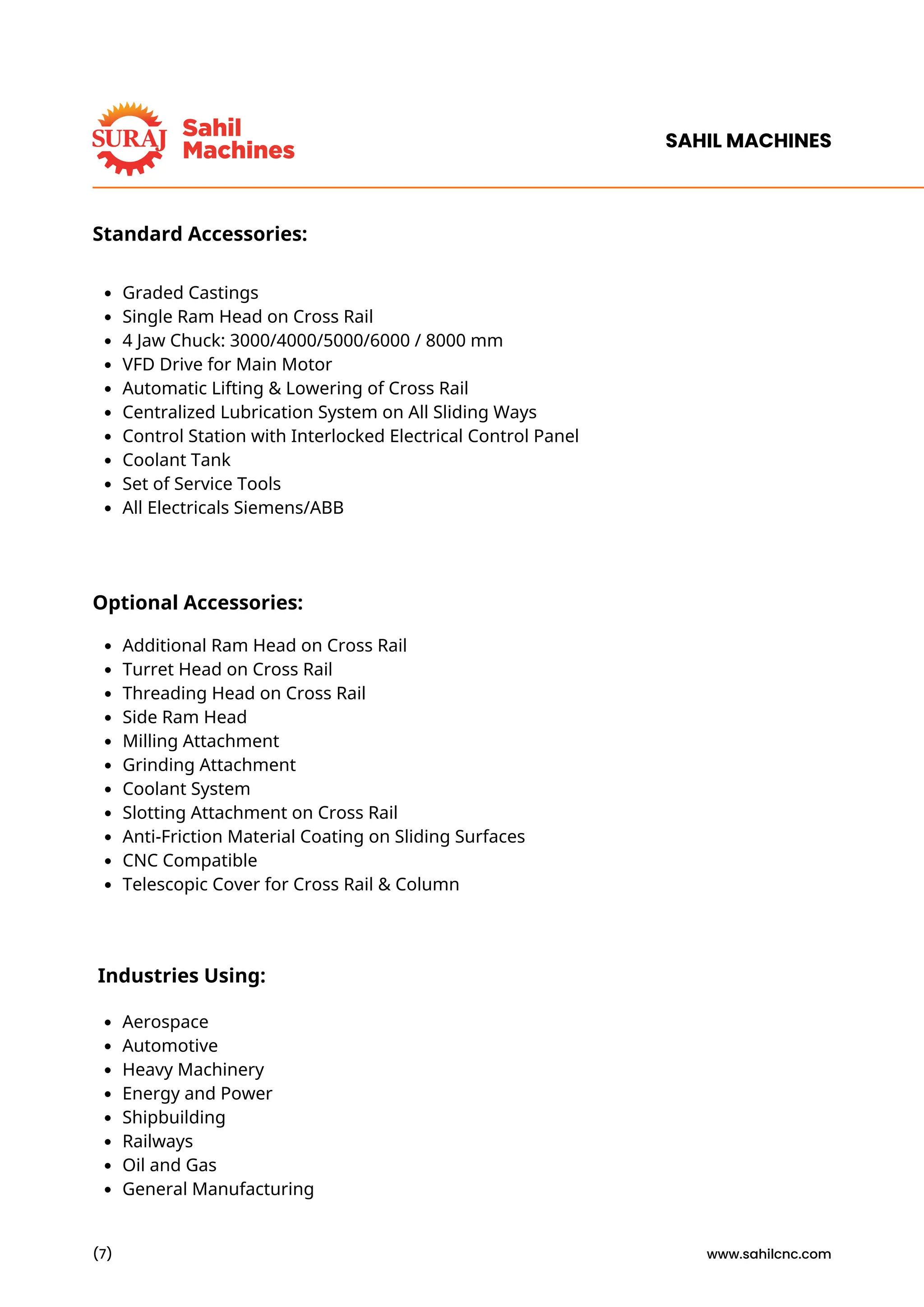 Revolutionizing Heavy-Duty Machining: Sahil Machines' Conventional ...