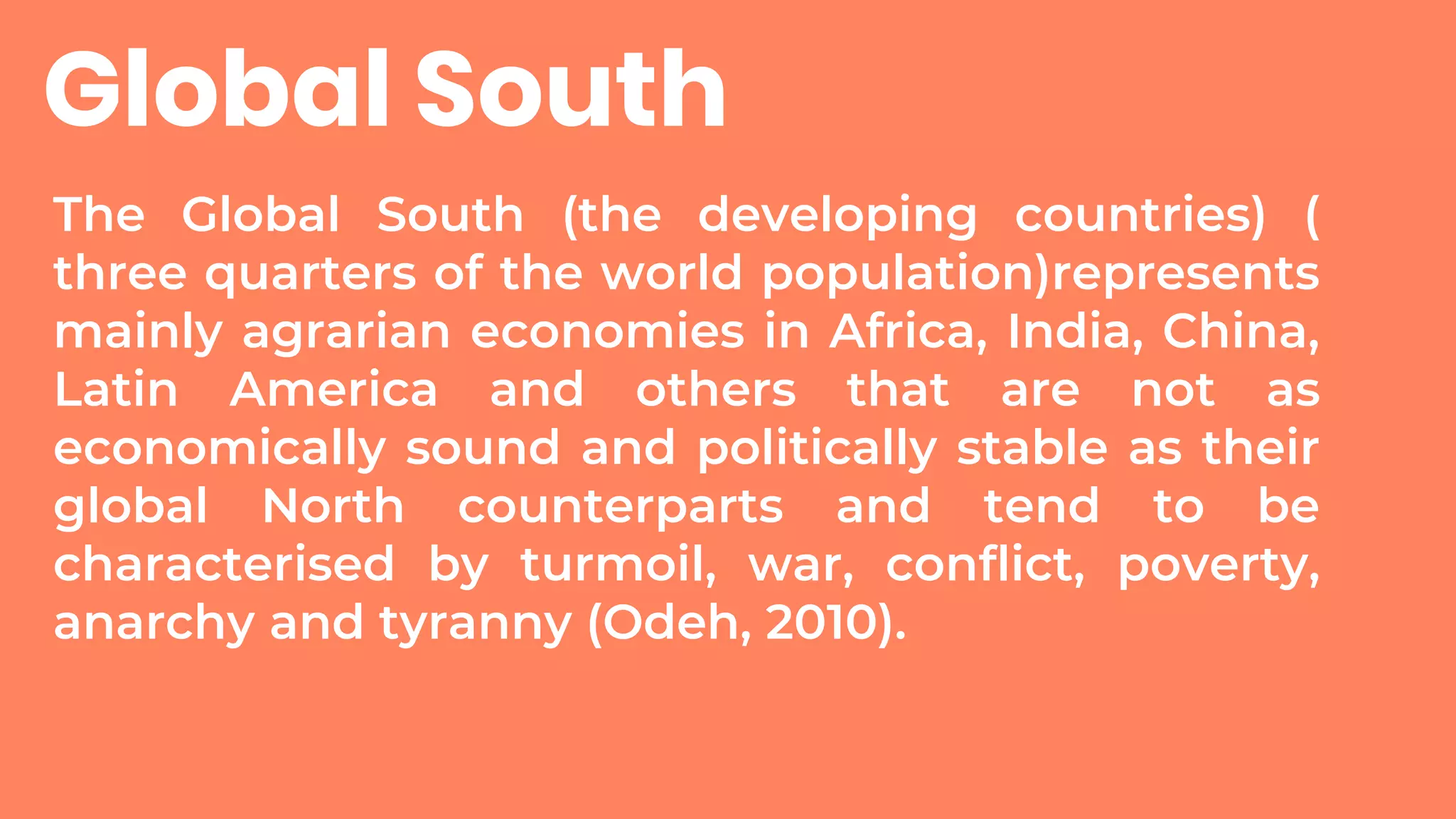 Global North and Global South | PPTX