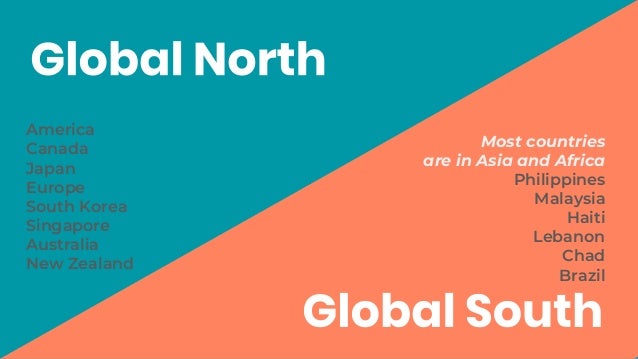 Global North and Global South Global North and Global South