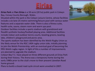 Conwy presentation | PPT