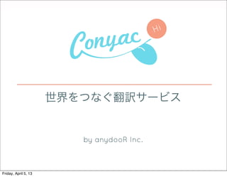 Conyac presentation | PPT