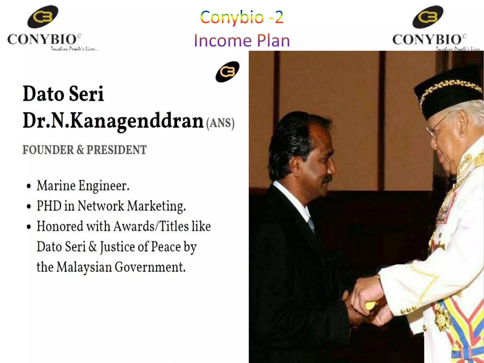 Conybio -2 Income plan with a Difference. | PPT | Free Download