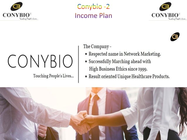 Conybio -2 Income plan with a Difference. | PPT