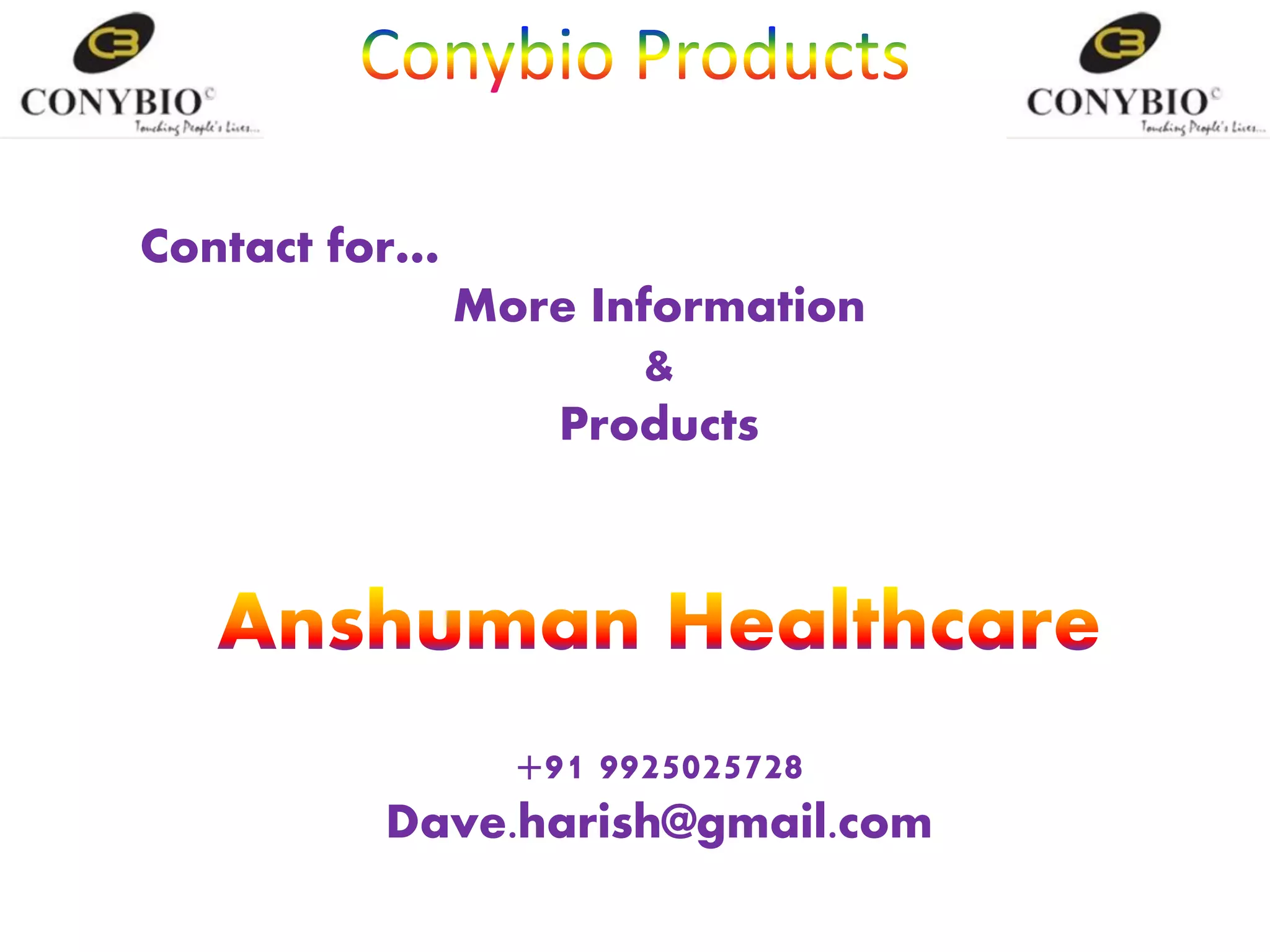 Conybio products | PDF