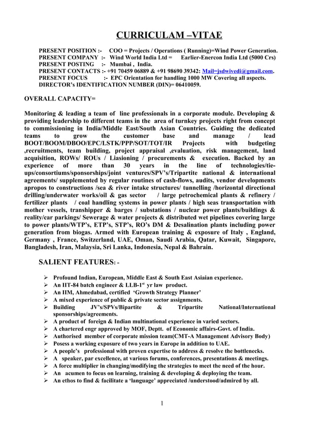 Coo projects operations | PDF