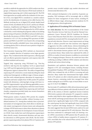 Circulatingtumordna (Ctdna) in Prostate Cancer: Current Insights and ...