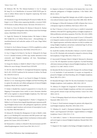 STAT-6 In Hodgkin Lymphoma Pathobiology and Treatment-Review of the ...