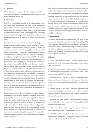 Racial Differences in Accepting Pegfilgrastim Onpro Kit (On-Body ...