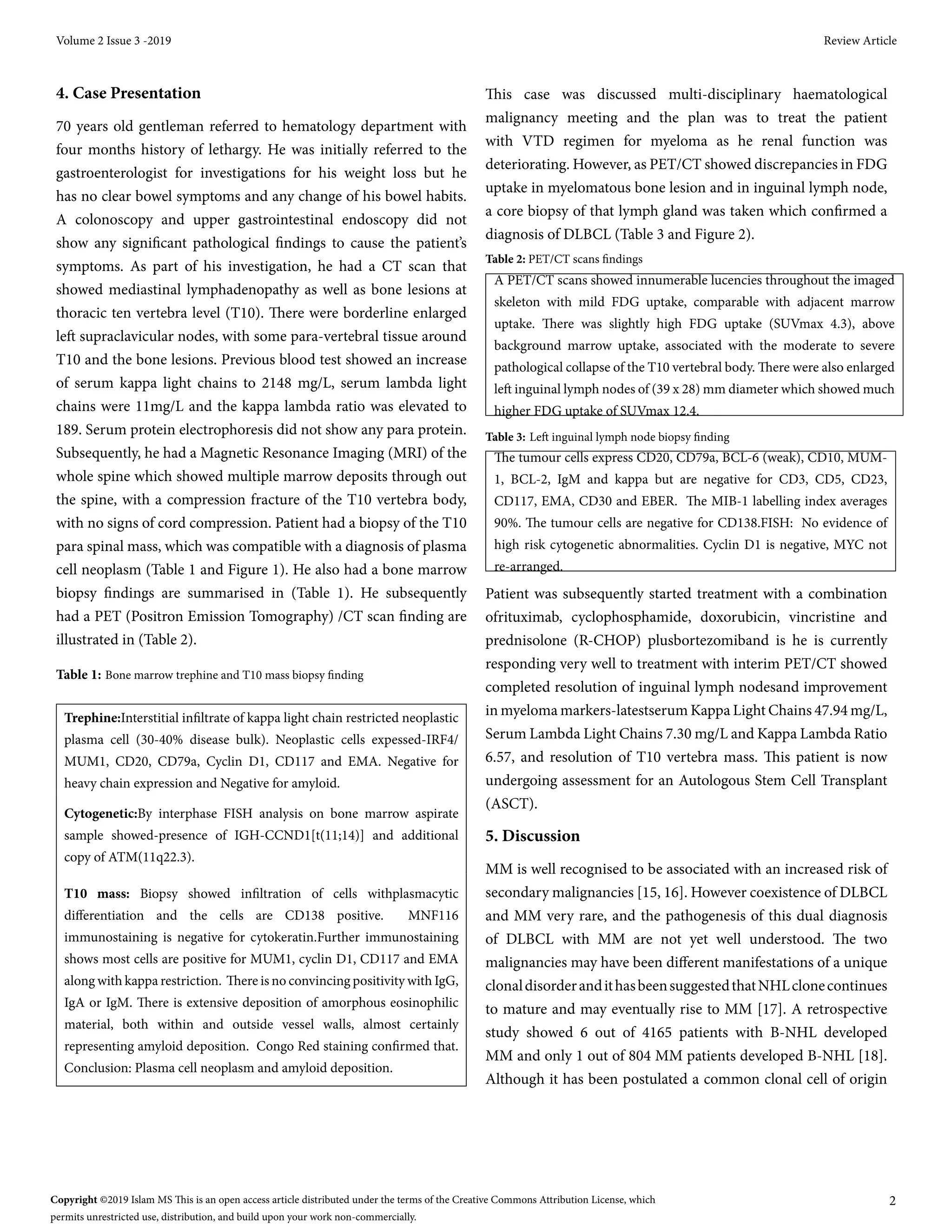 Critical Role of PET-Scan in Unravelling the Dual Pathology- Review of ...