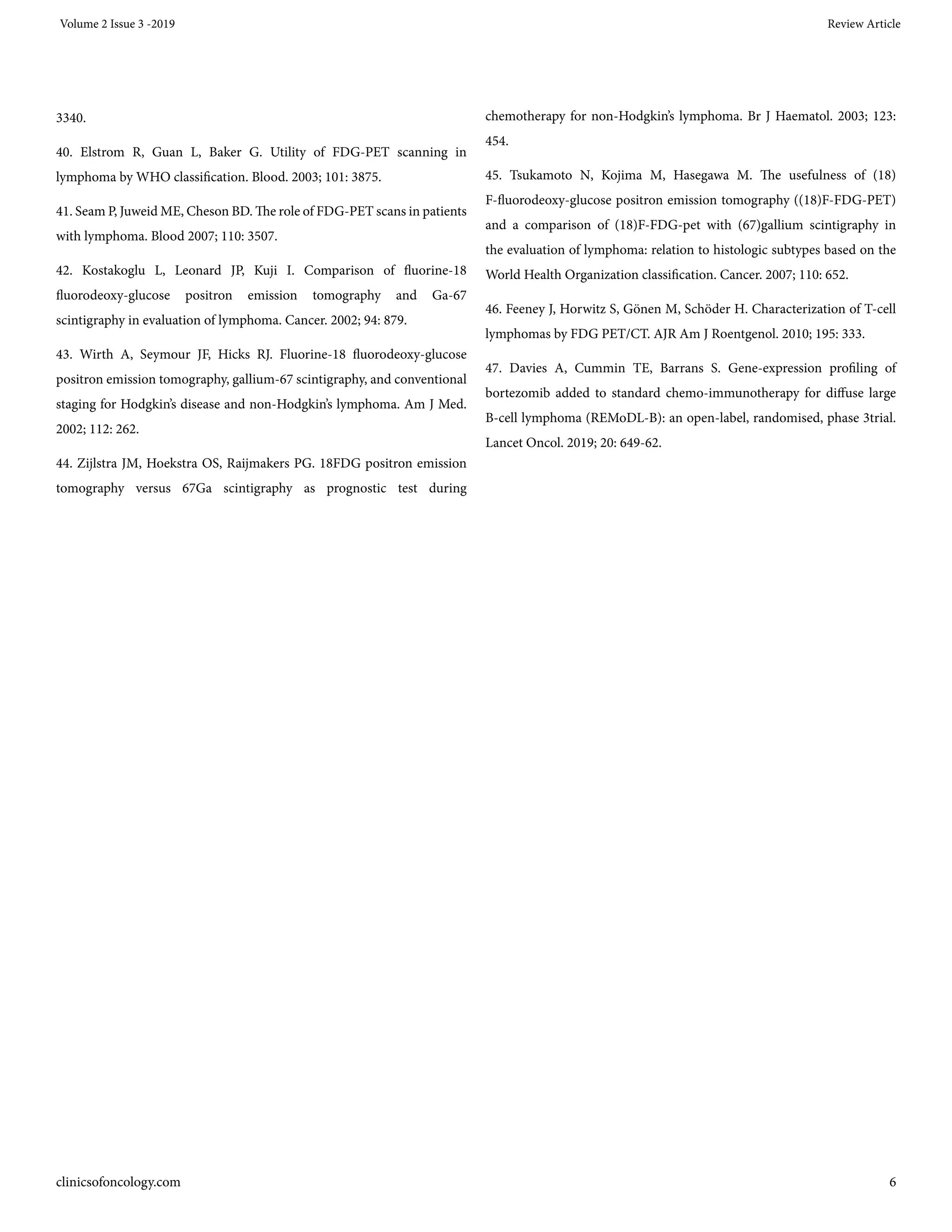 Critical Role of PET-Scan in Unravelling the Dual Pathology- Review of ...