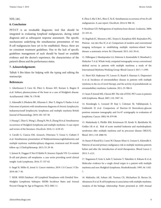 Critical Role of PET-Scan in Unravelling the Dual Pathology- Review of ...