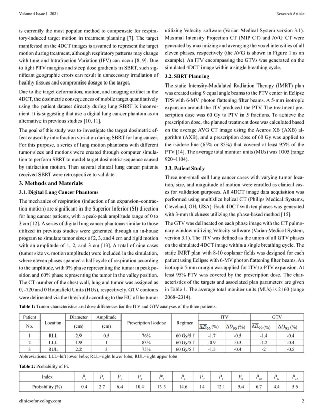 Dosimetric Consequences of Intrafraction Variation of Tumor Motion in Lung Stereotactic Body ...