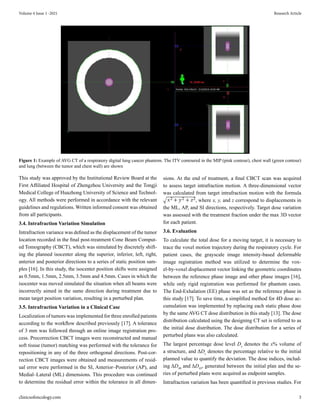 Dosimetric Consequences of Intrafraction Variation of Tumor Motion in ...