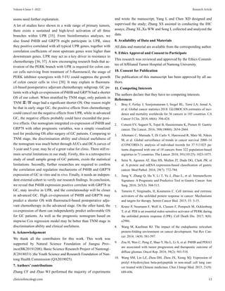 Clinic Correlation and Prognostic Value of P4HB and GRP78 Expression in ...