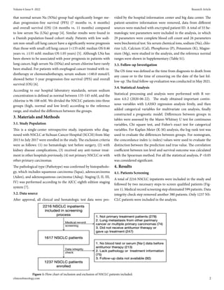 Abnormal Sodium and Chlorine Level Is Associated With Prognosis of Lung ...