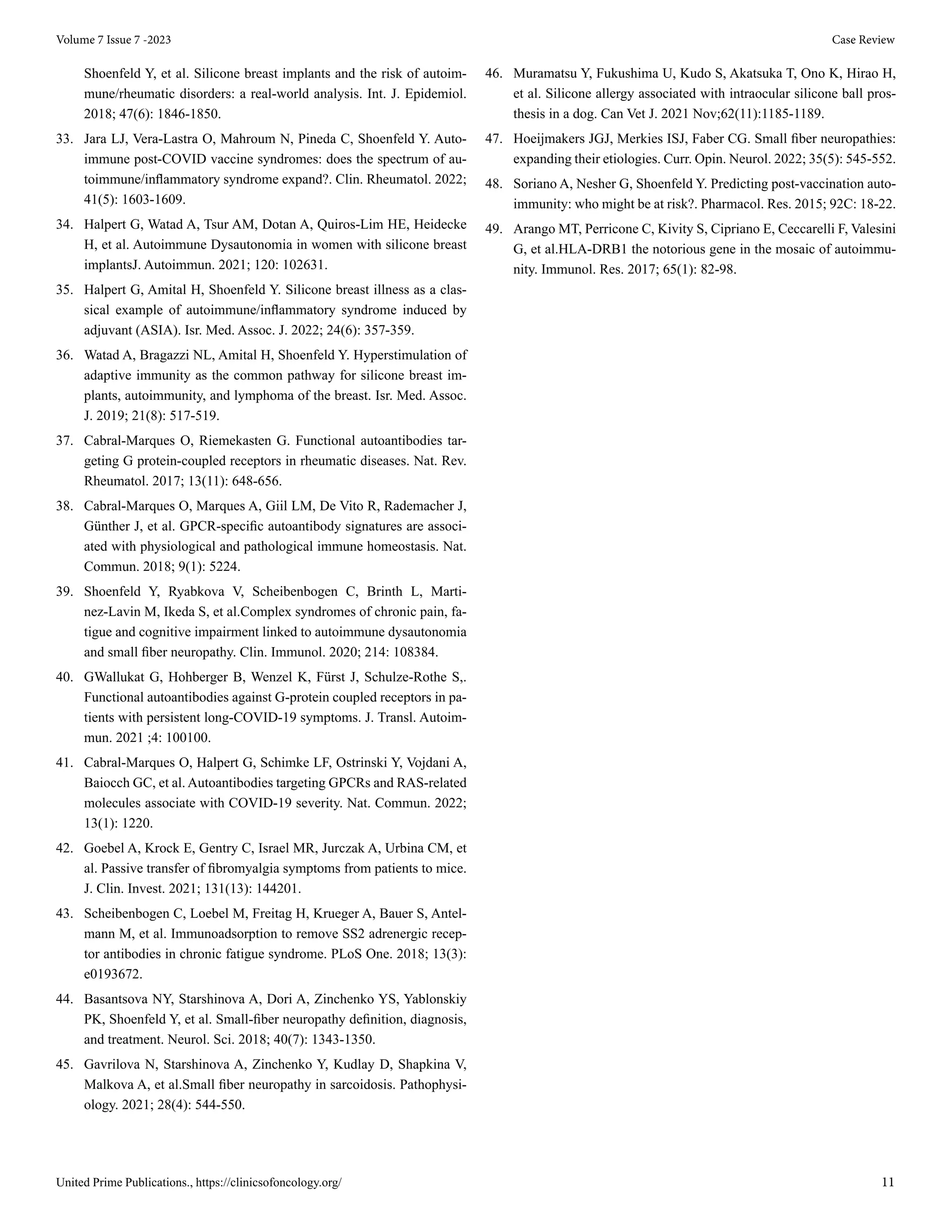 Asia Syndrome and Breast Implants, Report of A Case and Review of the ...