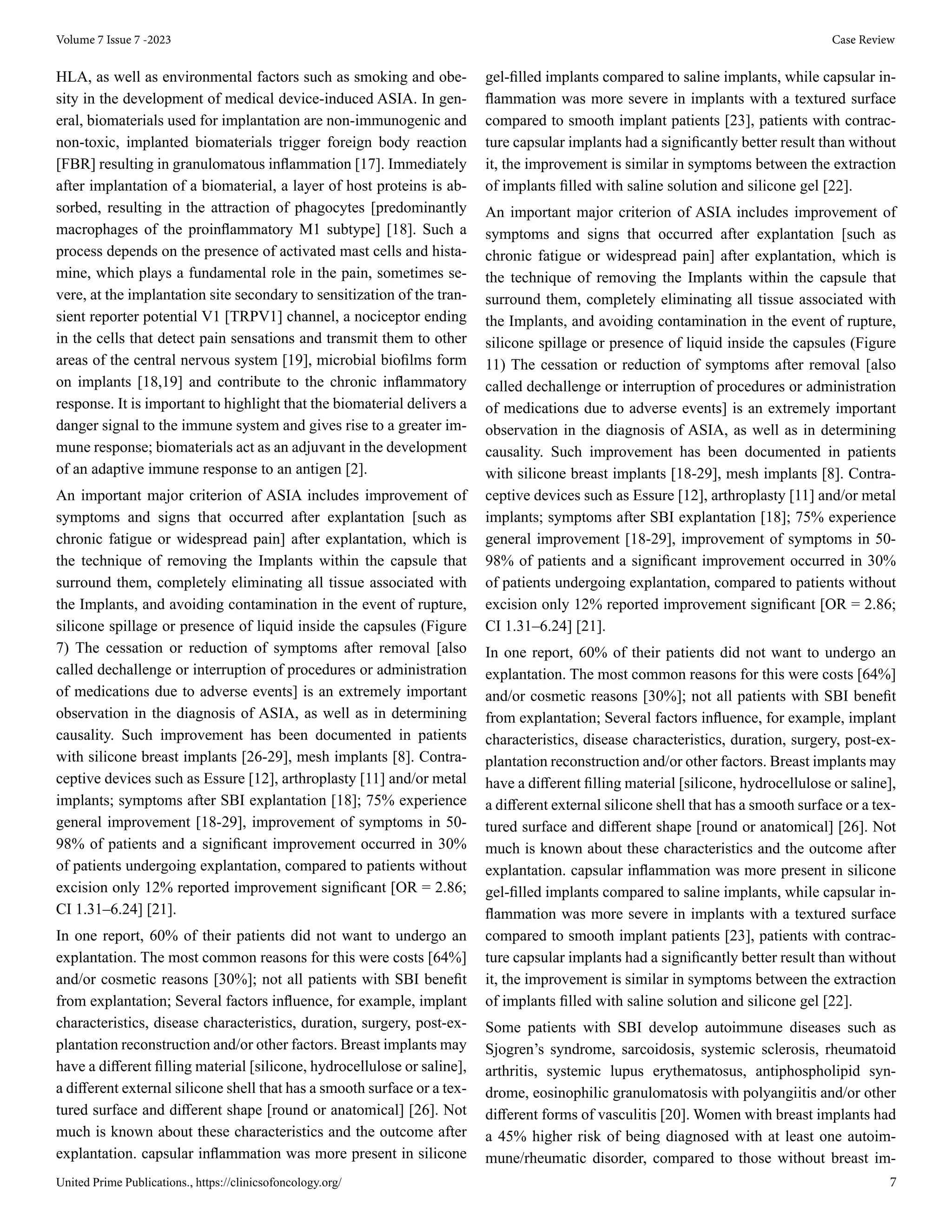 Asia Syndrome and Breast Implants, Report of A Case and Review of the ...