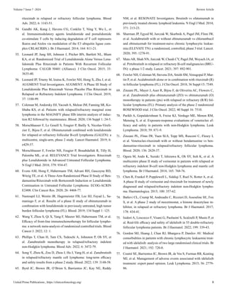 Advances in Diagnosis and Treatment for Nodal and Gastrointestinal ...