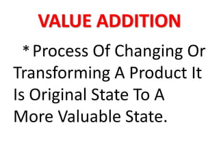 value addition of coffee | PPTX